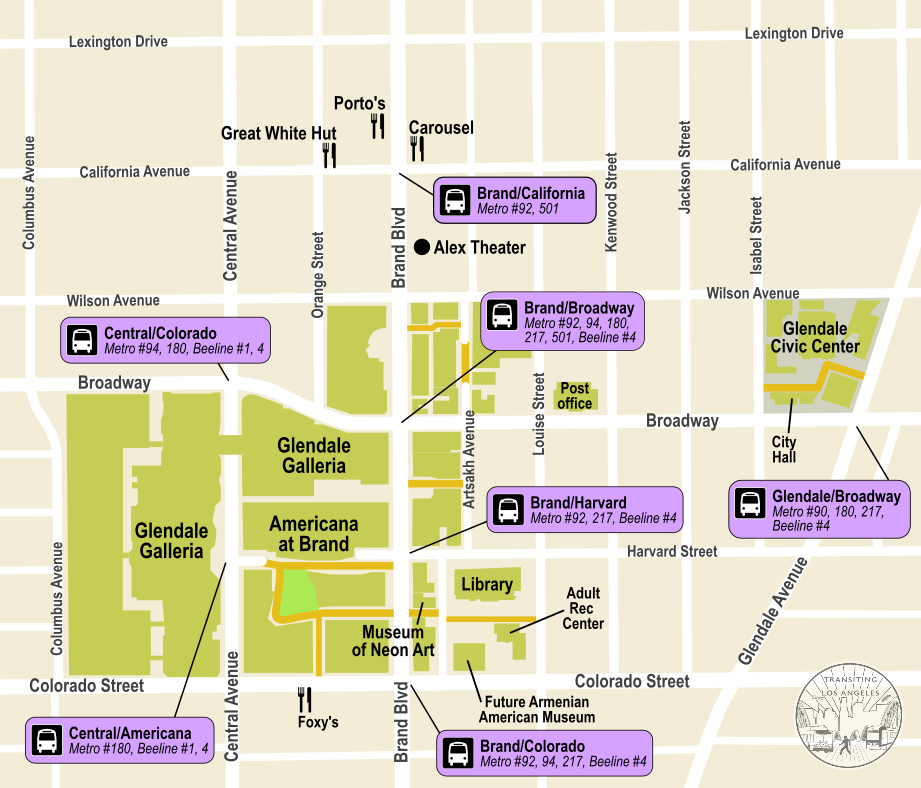 Downtown Glendale – Transiting Los Angeles