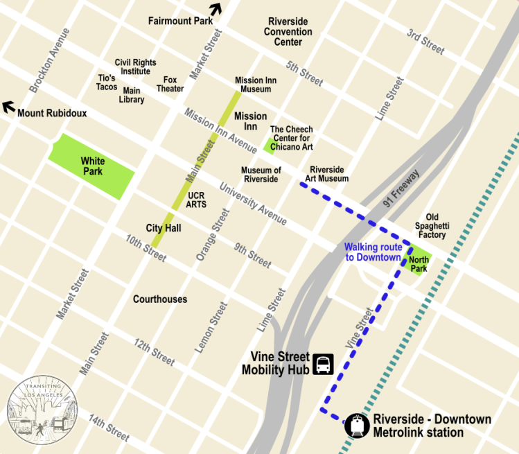 Downtown Riverside – Transiting Los Angeles